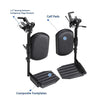 Invacare Wheelchair Legrests, Elevating, Composite Footplates, Padded ...