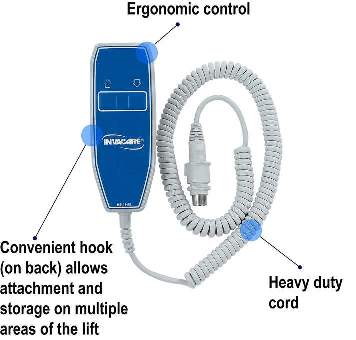 Invacare Reliant Electric Patient Lift with Manual Low Base, 450 lb. W ...
